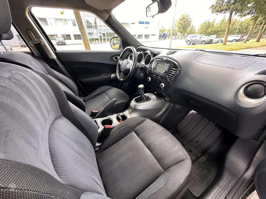 Grey Nissan Juke 2013 in Marijampole, with an engine capacity of 1.46 L and mileage of 278 thousand km for 3750 €, photo 16 on AUTOMOTO.COM.LV