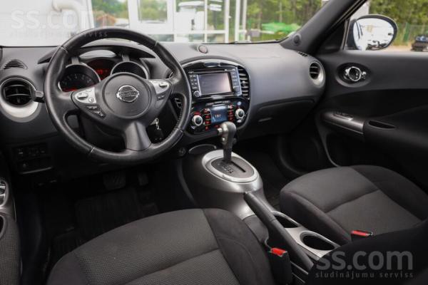 Nissan Juke 2013 Rīga vietnē Pelēks Nissan Juke 2013 Rīga, ar dzinēja tilpumu 1.60 L un nobraukumu 190 tūkst. km par 4995 €, foto 9 vietnē AUTOMOTO.COM.LV