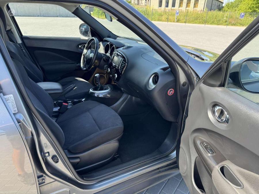 Pelēks Nissan Juke 2014 Telšiai, ar dzinēja tilpumu 1.46 L un nobraukumu 235 tūkst. km par 4599 €, foto 21 vietnē AUTOMOTO.COM.LV