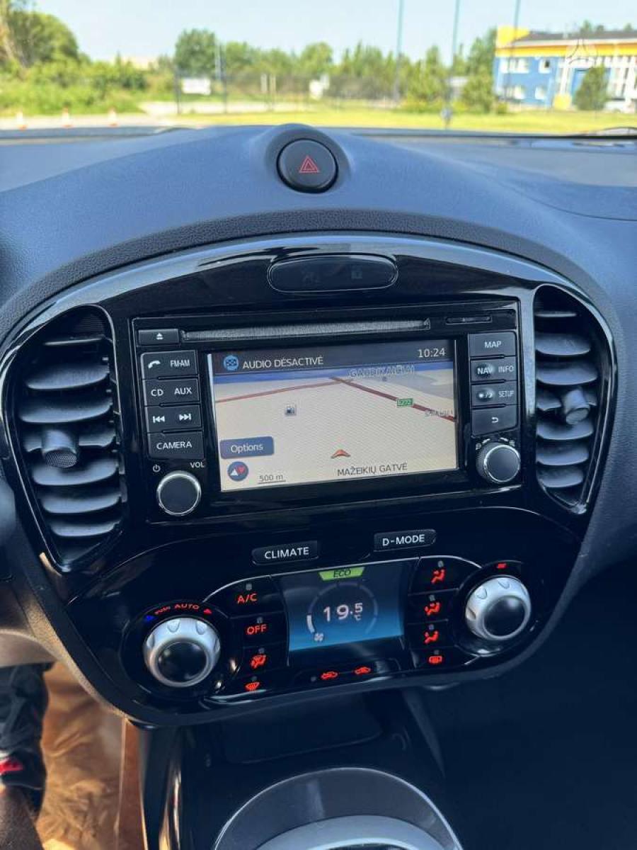 Pelēks Nissan Juke 2014 Telšiai, ar dzinēja tilpumu 1.46 L un nobraukumu 235 tūkst. km par 4599 €, foto 24 vietnē AUTOMOTO.COM.LV
