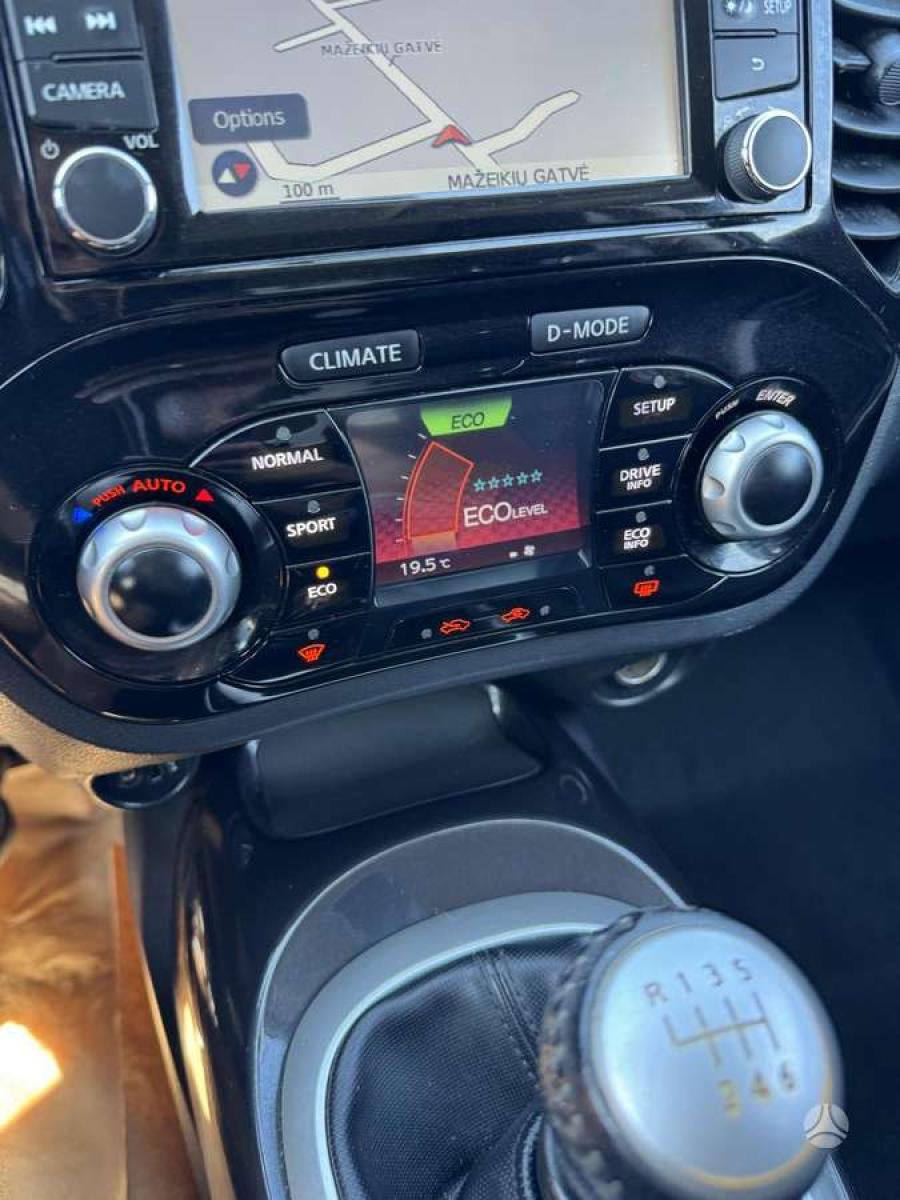 Pelēks Nissan Juke 2014 Telšiai, ar dzinēja tilpumu 1.46 L un nobraukumu 235 tūkst. km par 4599 €, foto 34 vietnē AUTOMOTO.COM.LV