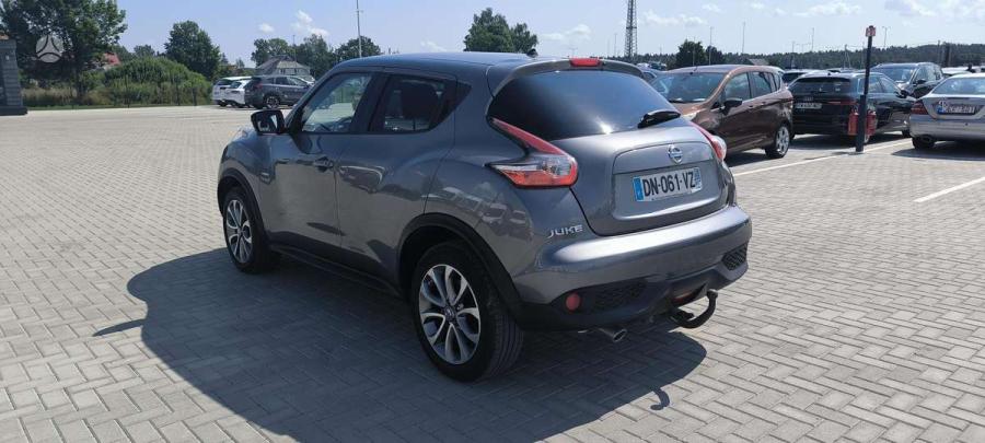 Pelēks Nissan Juke 2014 Tauragė, ar dzinēja tilpumu 1.46 L un nobraukumu 232 tūkst. km par 4950 €, foto 6 vietnē AUTOMOTO.COM.LV