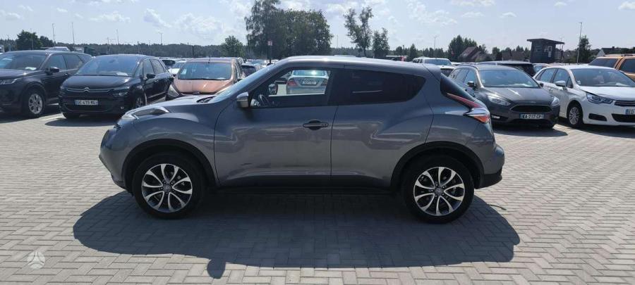 Pelēks Nissan Juke 2014 Tauragė, ar dzinēja tilpumu 1.46 L un nobraukumu 232 tūkst. km par 4950 €, foto 9 vietnē AUTOMOTO.COM.LV