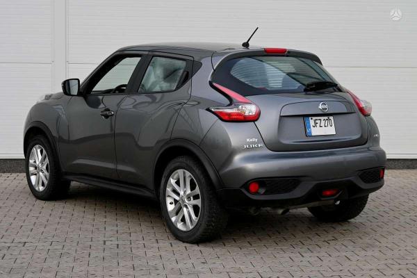Grey Nissan Juke 2015 in Kretinga, with an engine capacity of 1.62 L and mileage of 91 thousand km for 6999 €, photo 8 on AUTOMOTO.COM.LV