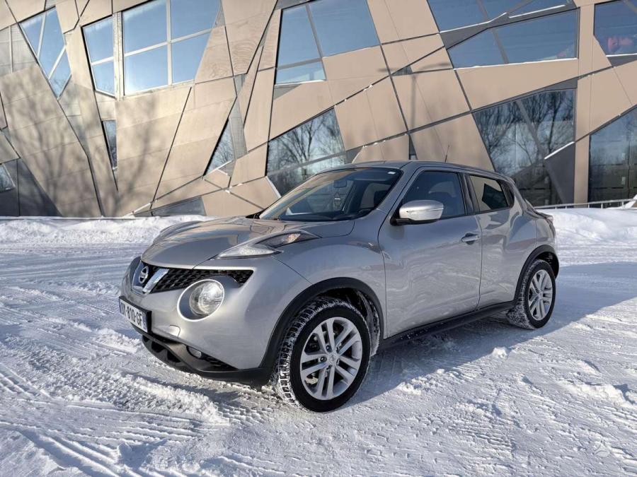 Pelēks Nissan Juke 2015 Šauļi, ar dzinēja tilpumu 1.20 L un nobraukumu 121 tūkst. km par 5200 €, foto 6 vietnē AUTOMOTO.COM.LV