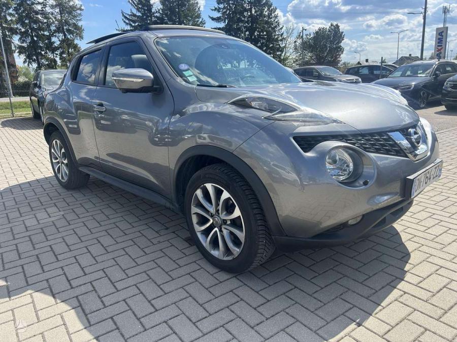 Grey Nissan Juke 2015 in Taurage, with an engine capacity of 1.20 L and mileage of 103 thousand km for 5900 €, photo 3 on AUTOMOTO.COM.LV
