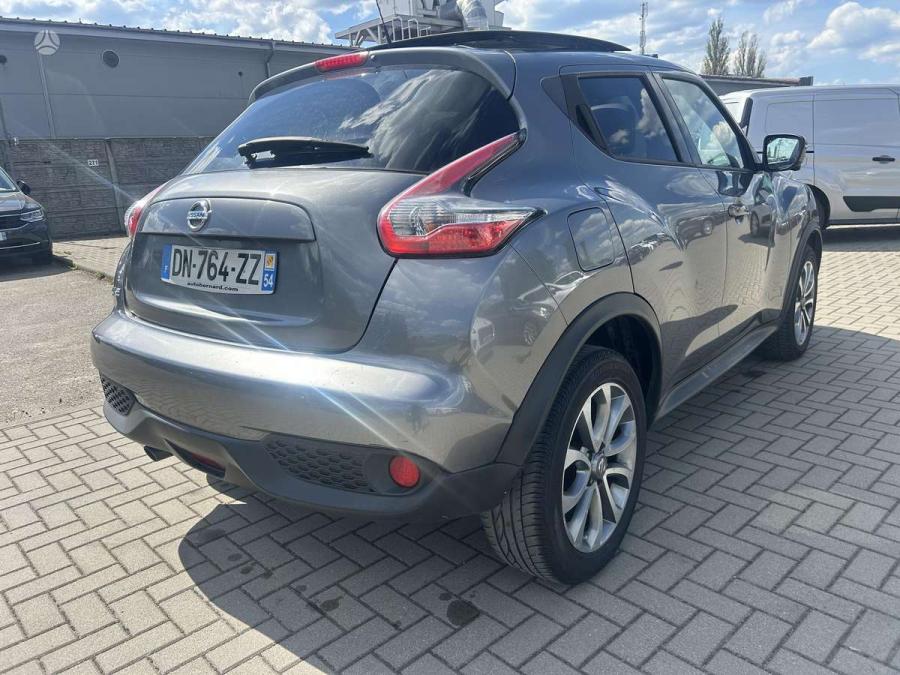 Grey Nissan Juke 2015 in Taurage, with an engine capacity of 1.20 L and mileage of 103 thousand km for 5900 €, photo 6 on AUTOMOTO.COM.LV