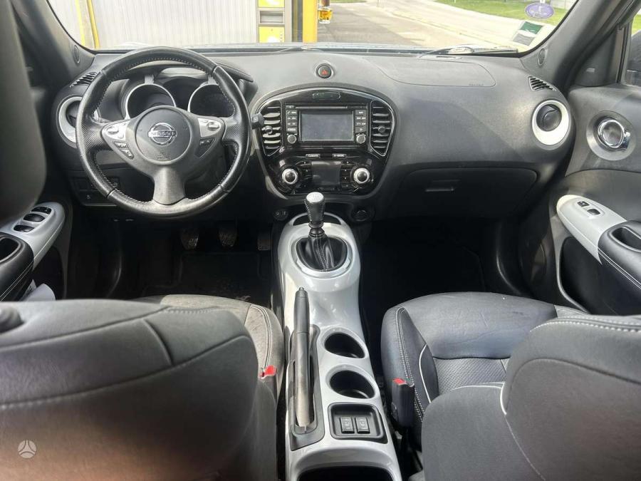 Pelēks Nissan Juke 2015 Viļņa, ar dzinēja tilpumu 1.20 L un nobraukumu 103 tūkst. km par 6800 €, foto 9 vietnē AUTOMOTO.COM.LV