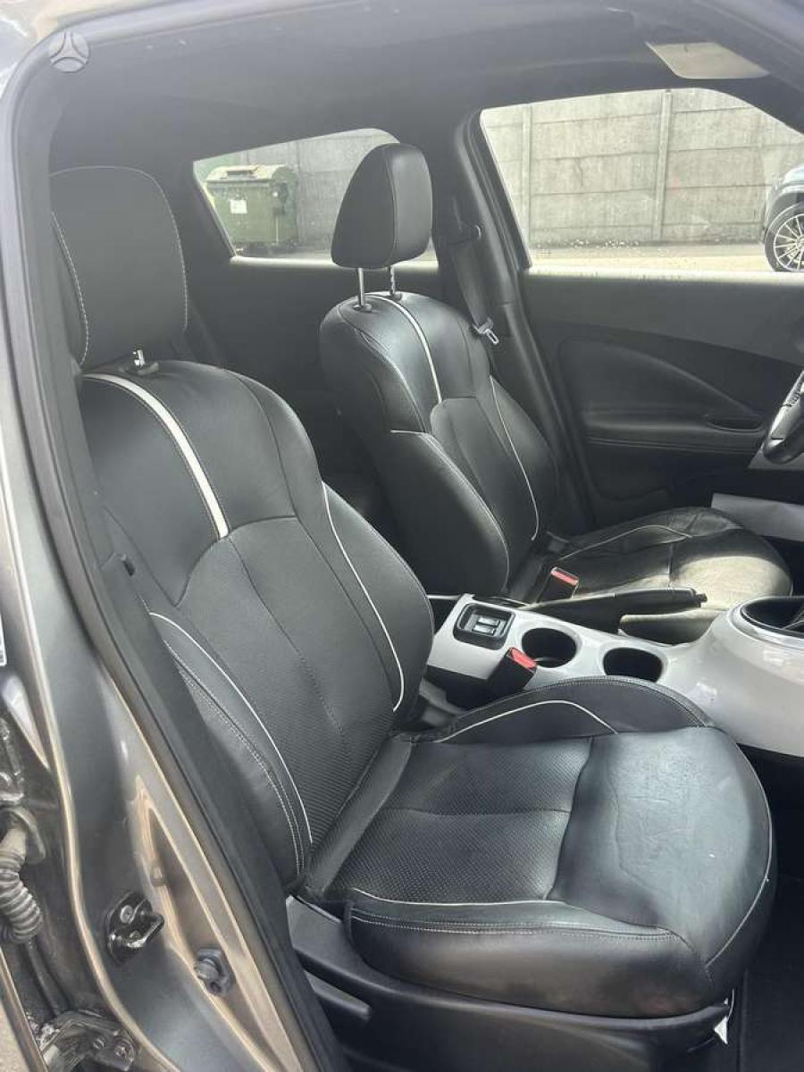 Pelēks Nissan Juke 2015 Viļņa, ar dzinēja tilpumu 1.20 L un nobraukumu 103 tūkst. km par 6800 €, foto 13 vietnē AUTOMOTO.COM.LV