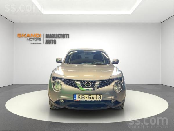 Pelēks Nissan Juke 2015 Rīga, ar dzinēja tilpumu 1.60 L un nobraukumu 123 tūkst. km par 7390 €, foto 2 vietnē AUTOMOTO.COM.LV