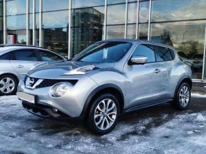 Grey Nissan Juke 2016 in Vilnius, with an engine capacity of 1.60 L and mileage of 160 thousand km for 10500 €, photo  on AUTOMOTO.COM.LV