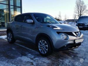 Grey Nissan Juke 2016 in Vilnius, with an engine capacity of 1.60 L and mileage of 160 thousand km for 10500 €, photo 4 on AUTOMOTO.COM.LV