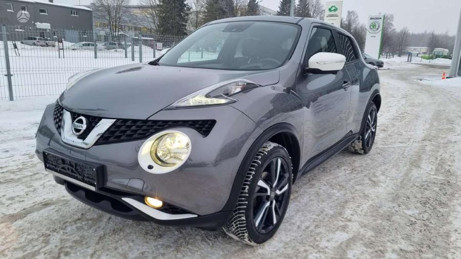 Grey Nissan Juke 2016 in Siauliai, with an engine capacity of 1.46 L and mileage of 116 thousand km for 7399 €, photo 5 on AUTOMOTO.COM.LV