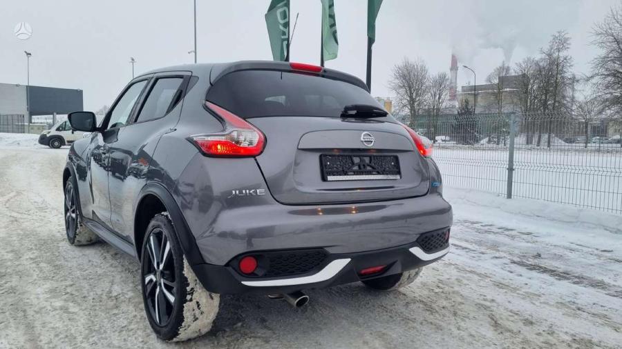Grey Nissan Juke 2016 in Siauliai, with an engine capacity of 1.46 L and mileage of 116 thousand km for 7399 €, photo 6 on AUTOMOTO.COM.LV