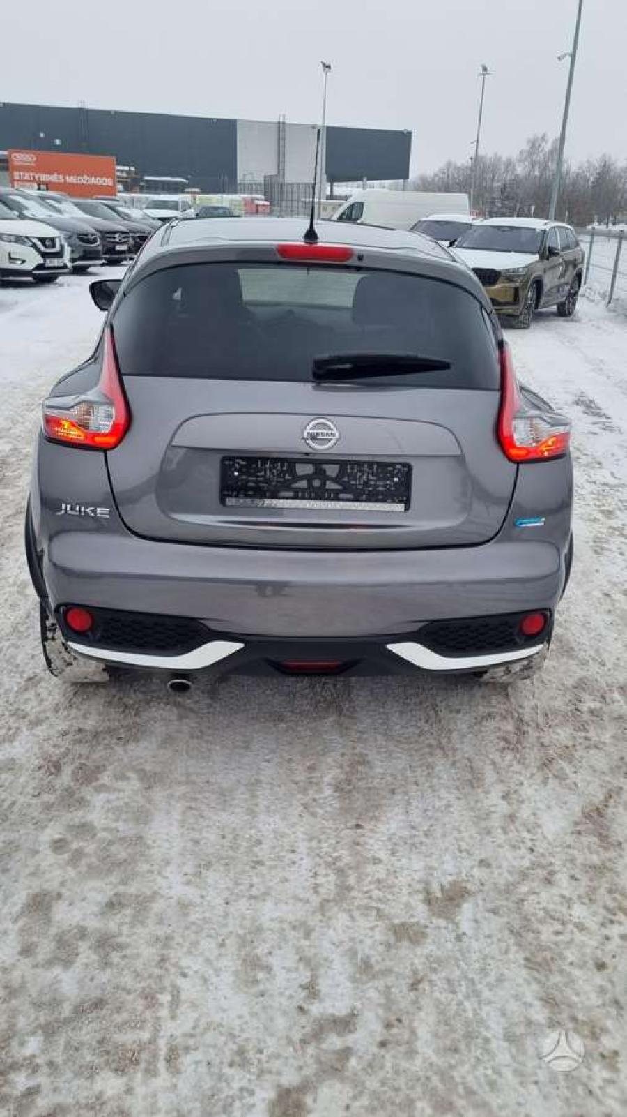 Grey Nissan Juke 2016 in Siauliai, with an engine capacity of 1.46 L and mileage of 116 thousand km for 7399 €, photo 7 on AUTOMOTO.COM.LV
