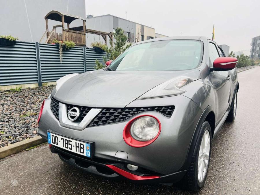 Grey Nissan Juke 2016 in Kaunas, with an engine capacity of 1.20 L and mileage of 115 thousand km for 5750 €, photo 9 on AUTOMOTO.COM.LV