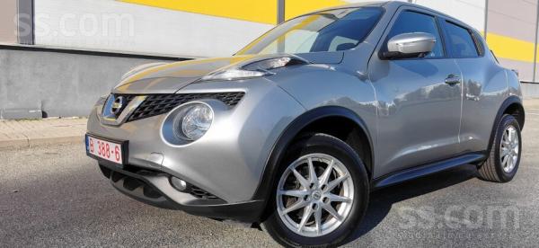 Pelēks Nissan Juke 2016 Rīga, ar dzinēja tilpumu 1.50 L un nobraukumu 195 tūkst. km par 6450 €, foto 1 vietnē AUTOMOTO.COM.LV