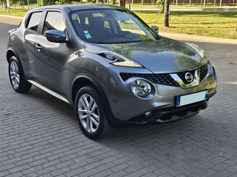 Pelēks Nissan Juke 2016 Tauragė, ar dzinēja tilpumu 1.20 L un nobraukumu 39 tūkst. km par 7200 €, foto 5 vietnē AUTOMOTO.COM.LV