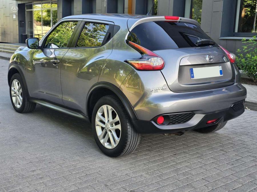 Pelēks Nissan Juke 2016 Tauragė, ar dzinēja tilpumu 1.20 L un nobraukumu 39 tūkst. km par 7200 €, foto 6 vietnē AUTOMOTO.COM.LV
