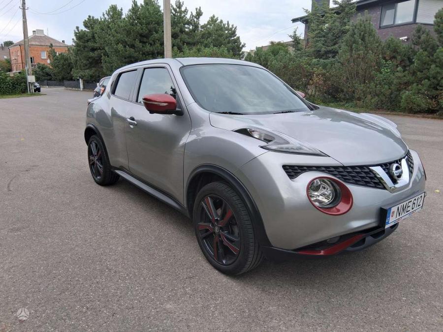 Grey Nissan Juke 2016 in Kaunas, with an engine capacity of 1.20 L and mileage of 71 thousand km for 7500 €, photo 4 on AUTOMOTO.COM.LV