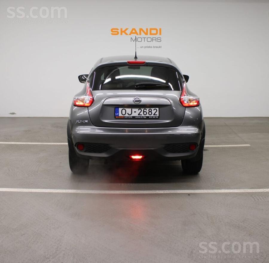Pelēks Nissan Juke 2017 Rīga, ar dzinēja tilpumu 1.60 L un nobraukumu 144 tūkst. km par 7990 €, foto 5 vietnē AUTOMOTO.COM.LV