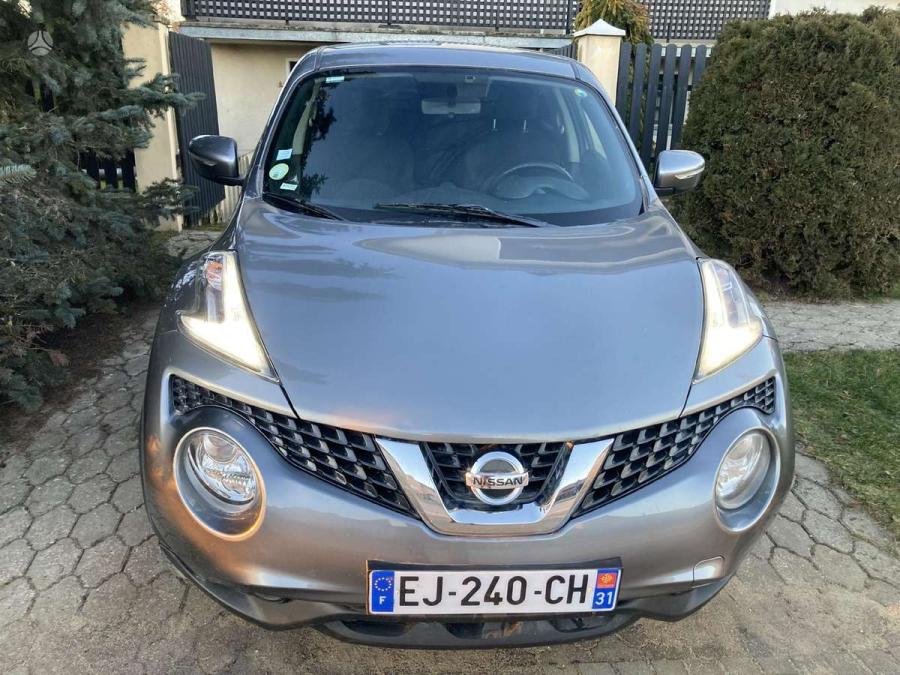 Pelēks Nissan Juke 2017 Tauragė, ar dzinēja tilpumu 1.46 L un nobraukumu 221 tūkst. km par 6300 €, foto 2 vietnē AUTOMOTO.COM.LV