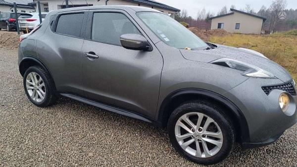 Grey Nissan Juke 2017 in Taurage, with an engine capacity of 1.20 L and mileage of 115 thousand km for 5650 €, photo 1 on AUTOMOTO.COM.LV