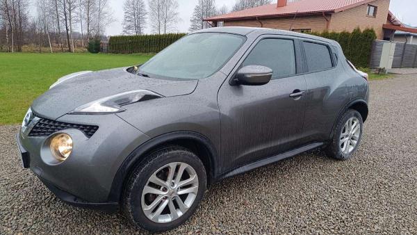 Grey Nissan Juke 2017 in Taurage, with an engine capacity of 1.20 L and mileage of 115 thousand km for 5650 €, photo 3 on AUTOMOTO.COM.LV