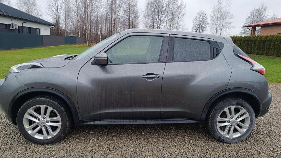 Pelēks Nissan Juke 2017 Tauragė, ar dzinēja tilpumu 1.20 L un nobraukumu 115 tūkst. km par 5650 €, foto 5 vietnē AUTOMOTO.COM.LV