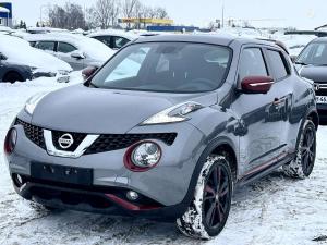 Pelēks Nissan Juke 2017 Kretinga, ar dzinēja tilpumu 1.60 L un nobraukumu 130 tūkst. km par 8500 €, foto  vietnē AUTOMOTO.COM.LV