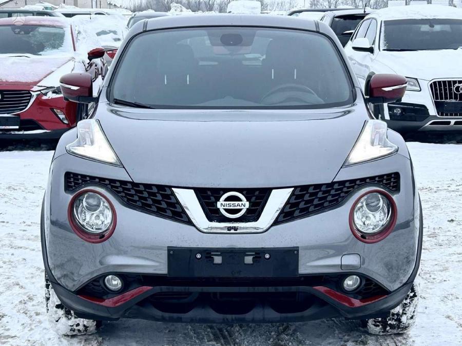 Pelēks Nissan Juke 2017 Kretinga, ar dzinēja tilpumu 1.60 L un nobraukumu 130 tūkst. km par 8500 €, foto 2 vietnē AUTOMOTO.COM.LV