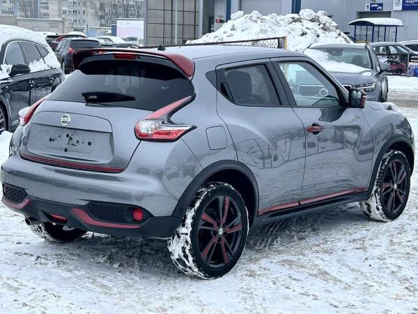 Pelēks Nissan Juke 2017 Kretinga, ar dzinēja tilpumu 1.60 L un nobraukumu 130 tūkst. km par 8500 €, foto 7 vietnē AUTOMOTO.COM.LV