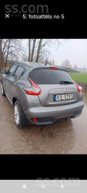 Pelēks Nissan Juke 2017 Jēkabpils, ar dzinēja tilpumu 1.60 L un nobraukumu 266 tūkst. km par 5600 €, foto 6 vietnē AUTOMOTO.COM.LV