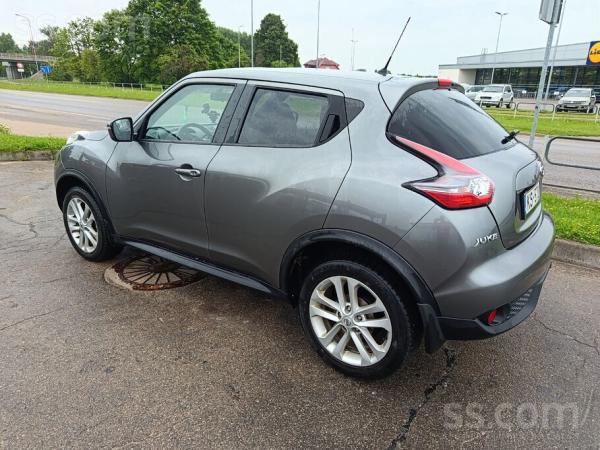 Pelēks Nissan Juke 2017 Jēkabpils, ar dzinēja tilpumu 1.60 L un nobraukumu 268 tūkst. km par 5400 €, foto 2 vietnē AUTOMOTO.COM.LV
