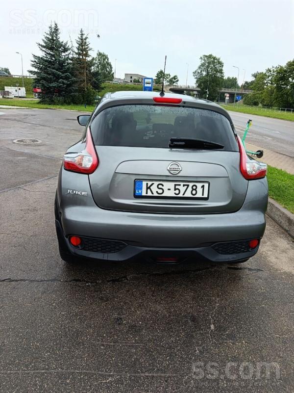 Pelēks Nissan Juke 2017 Jēkabpils, ar dzinēja tilpumu 1.60 L un nobraukumu 268 tūkst. km par 5400 €, foto 3 vietnē AUTOMOTO.COM.LV