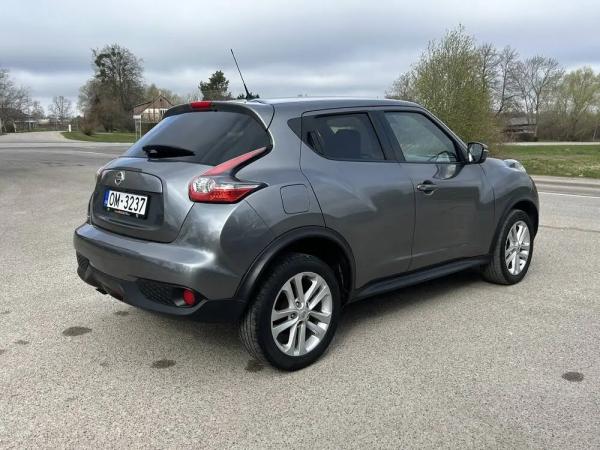 Grey Nissan Juke 2017 in Grobiņa, with an engine capacity of 1.20 L and mileage of 117 thousand km for 7400 €, photo 4 on AUTOMOTO.COM.LV