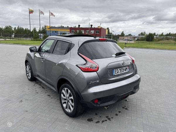 Grey Nissan Juke 2017 in Telschi, with an engine capacity of 1.46 L and mileage of 193 thousand km for 7200 €, photo 4 on AUTOMOTO.COM.LV