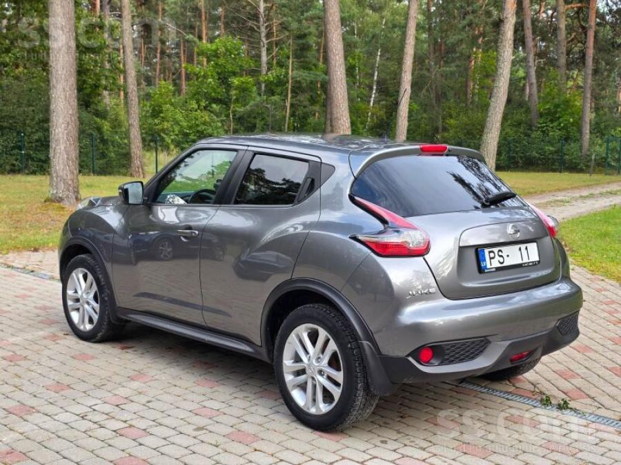 Pelēks Nissan Juke 2017 Rīga, ar dzinēja tilpumu 1.60 L un nobraukumu 131 tūkst. km par 7900 €, foto 3 vietnē AUTOMOTO.COM.LV
