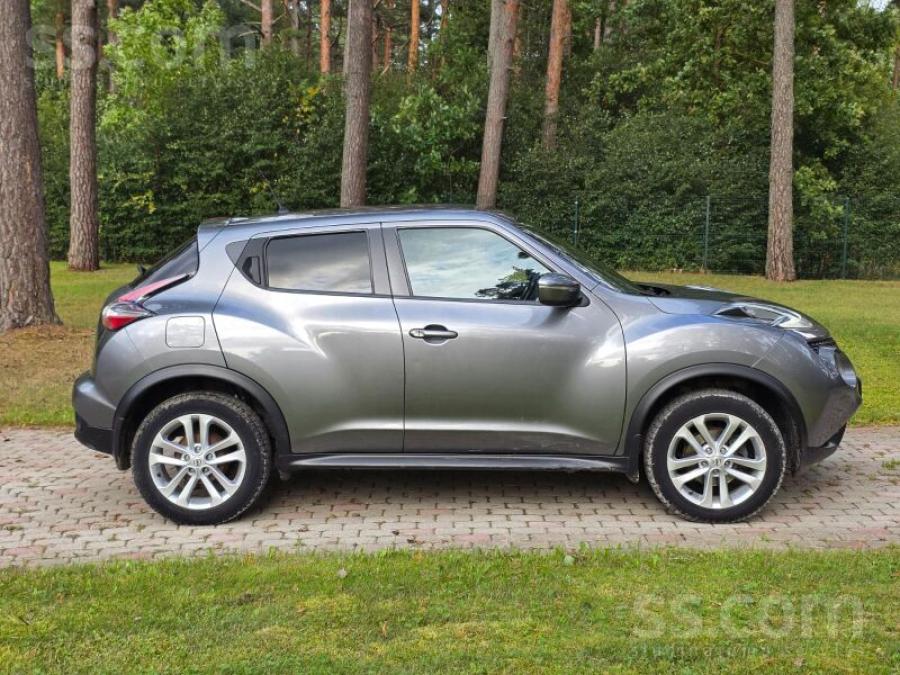 Pelēks Nissan Juke 2017 Rīga, ar dzinēja tilpumu 1.60 L un nobraukumu 131 tūkst. km par 7900 €, foto 4 vietnē AUTOMOTO.COM.LV