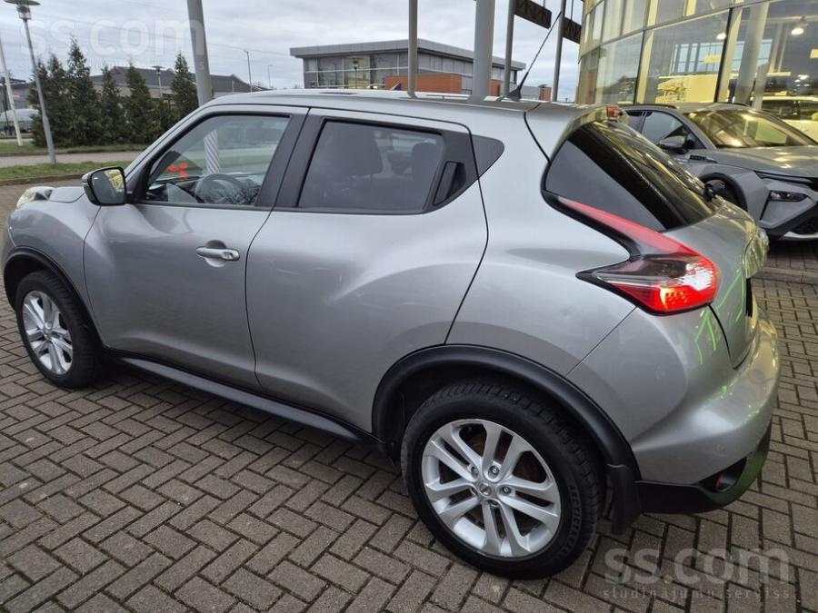 Pelēks Nissan Juke 2018 Liepāja, ar dzinēja tilpumu 1.60 L un nobraukumu 148 tūkst. km par 7900 €, foto 3 vietnē AUTOMOTO.COM.LV