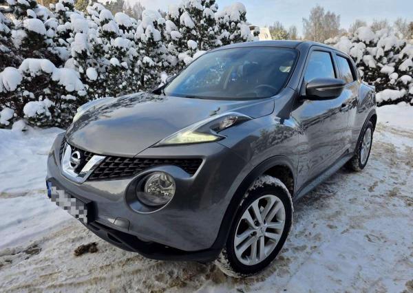 Pelēks Nissan Juke 2018 Utena, ar dzinēja tilpumu 1.60 L un nobraukumu 129 tūkst. km par 8700 €, foto 1 vietnē AUTOMOTO.COM.LV