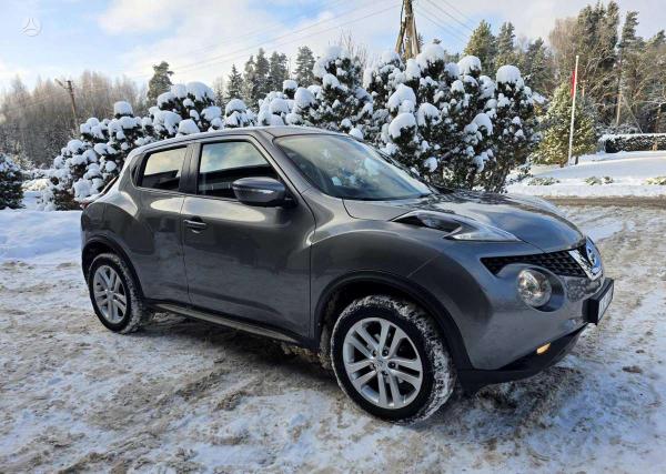 Pelēks Nissan Juke 2018 Utena, ar dzinēja tilpumu 1.60 L un nobraukumu 130 tūkst. km par 8300 €, foto 1 vietnē AUTOMOTO.COM.LV