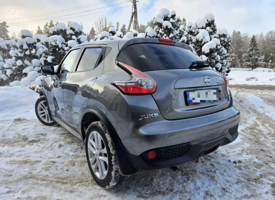 Pelēks Nissan Juke 2018 Utena, ar dzinēja tilpumu 1.60 L un nobraukumu 130 tūkst. km par 8300 €, foto 31 vietnē AUTOMOTO.COM.LV