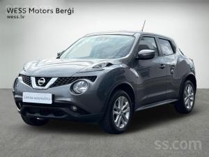 Pelēks Nissan Juke 2018 Rīga, ar dzinēja tilpumu 1.60 L un nobraukumu 56 tūkst. km par 7990 €, foto  vietnē AUTOMOTO.COM.LV