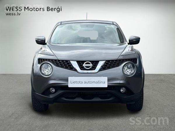 Grey Nissan Juke 2018 in Riga, with an engine capacity of 1.60 L and mileage of 56 thousand km for 7990 €, photo 5 on AUTOMOTO.COM.LV