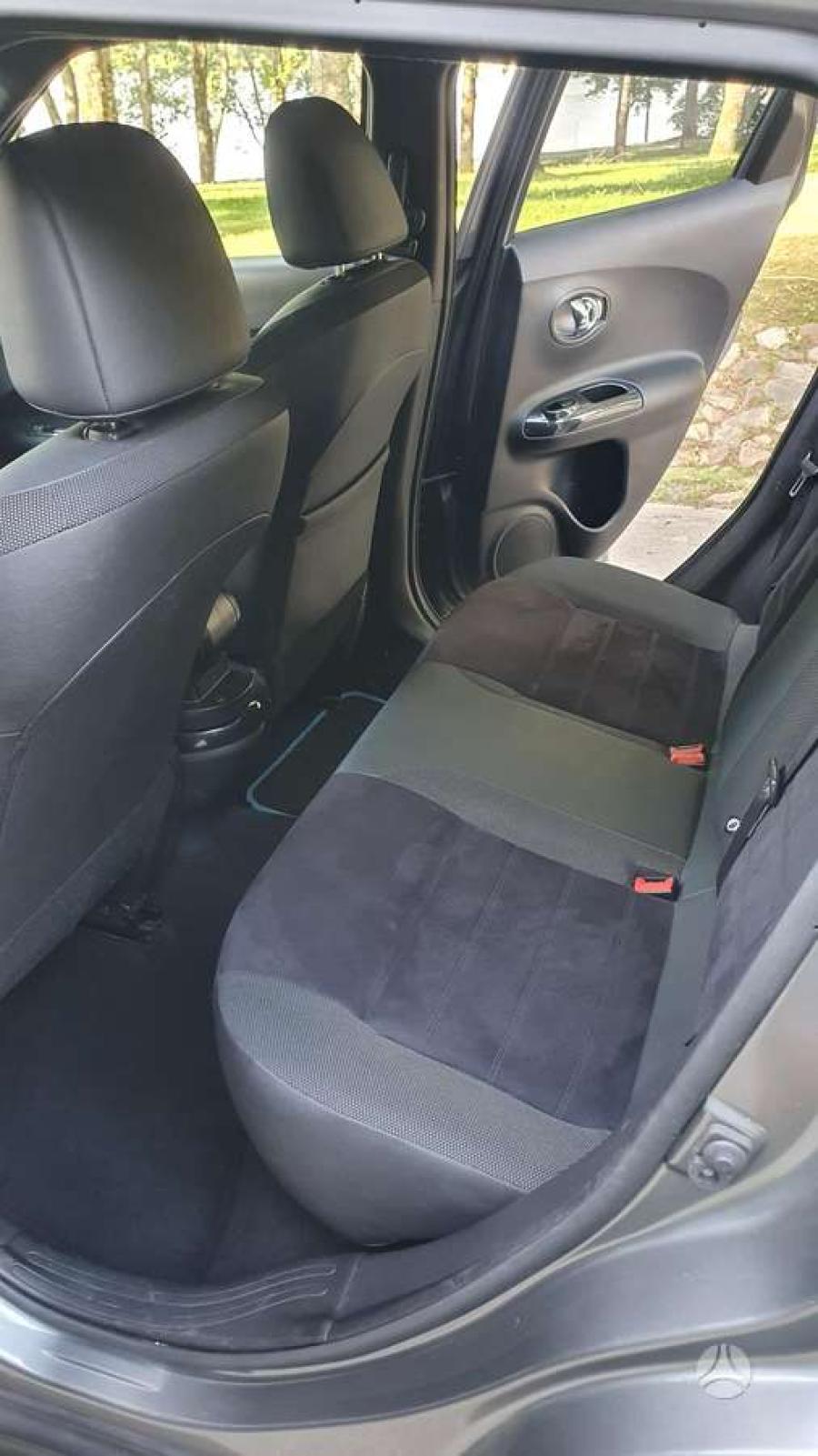 Grey Nissan Juke 2018 in Plunge, with an engine capacity of 1.46 L and mileage of 156 thousand km for 7400 €, photo 13 on AUTOMOTO.COM.LV