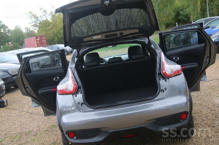 Pelēks Nissan Juke 2018 Rīga, ar dzinēja tilpumu 1.50 L un nobraukumu 117 tūkst. km par 7990 €, foto 19 vietnē AUTOMOTO.COM.LV