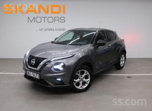 Grey Nissan Juke 2021 in Riga, with an engine capacity of 1.00 L and mileage of 61 thousand km for 6900 €, photo 1 on AUTOMOTO.COM.LV