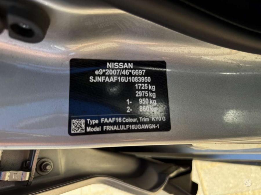 Grey Nissan Juke 2021 in Kaunas, with an engine capacity of 1.00 L and mileage of 180 thousand km for 11100 €, photo 20 on AUTOMOTO.COM.LV