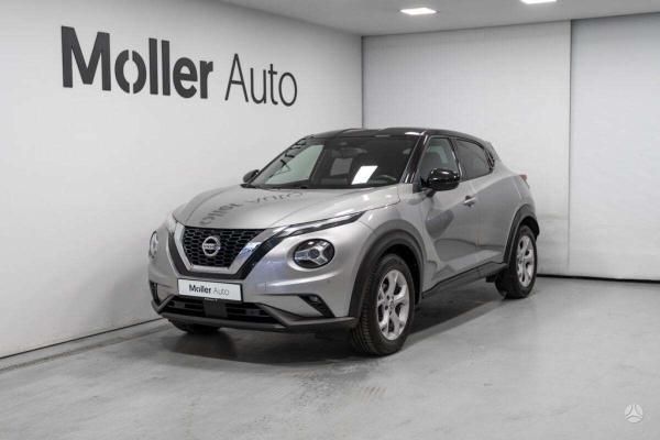 Pelēks Nissan Juke 2021 Viļņa, ar dzinēja tilpumu 1.00 L un nobraukumu 60 tūkst. km par 15500 €, foto 1 vietnē AUTOMOTO.COM.LV
